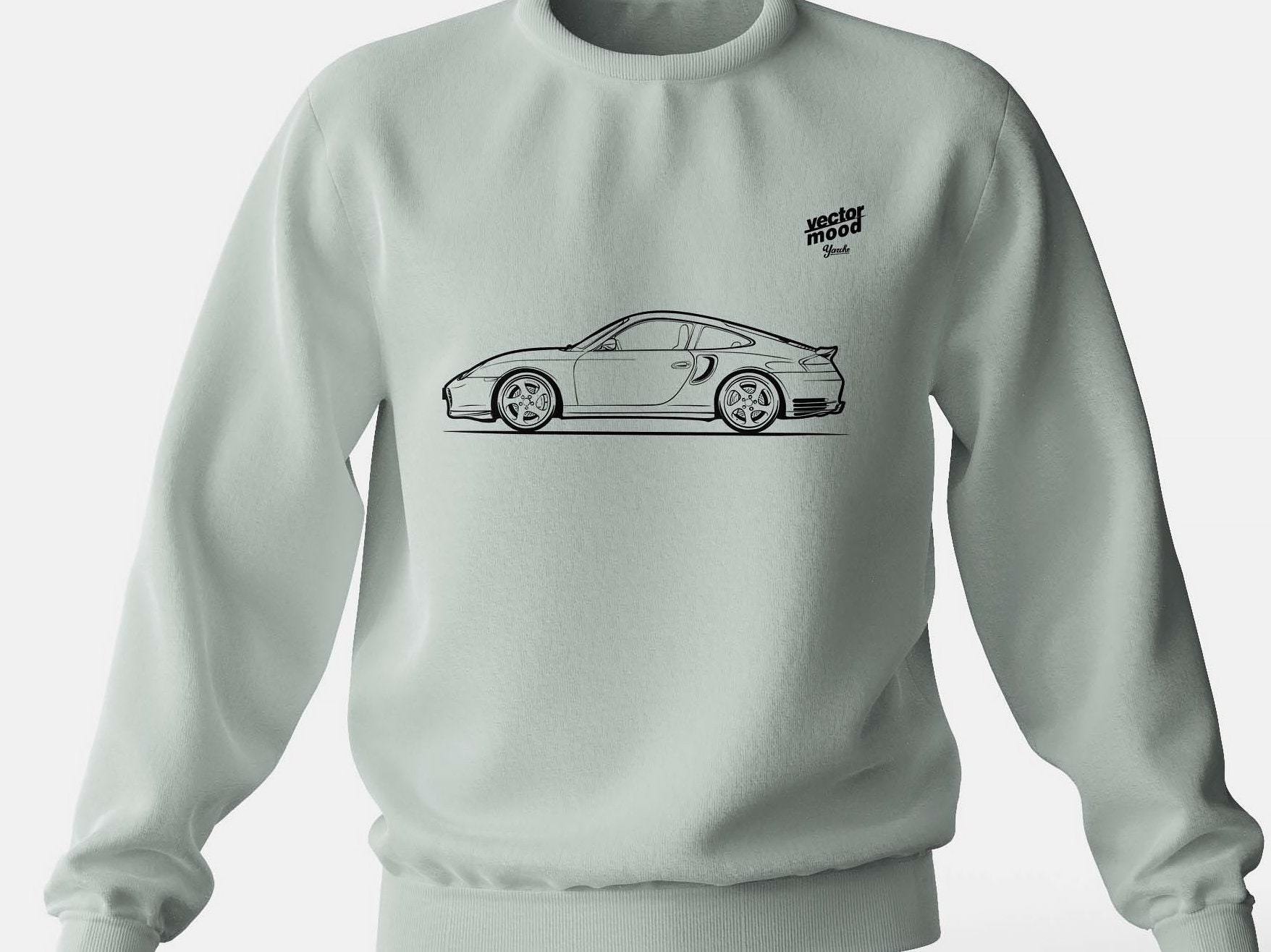 Porsche 911 Vector Set, Digital Drawn Wall Art - Etsy