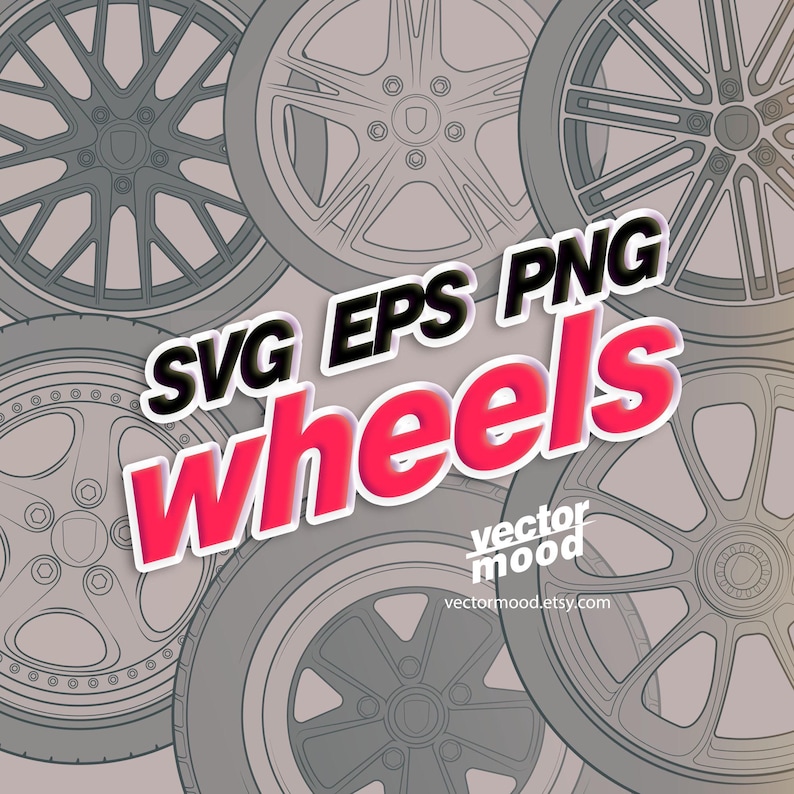 Rims Svg, Eps, Png, Transparent Background, Instant Download. - Etsy