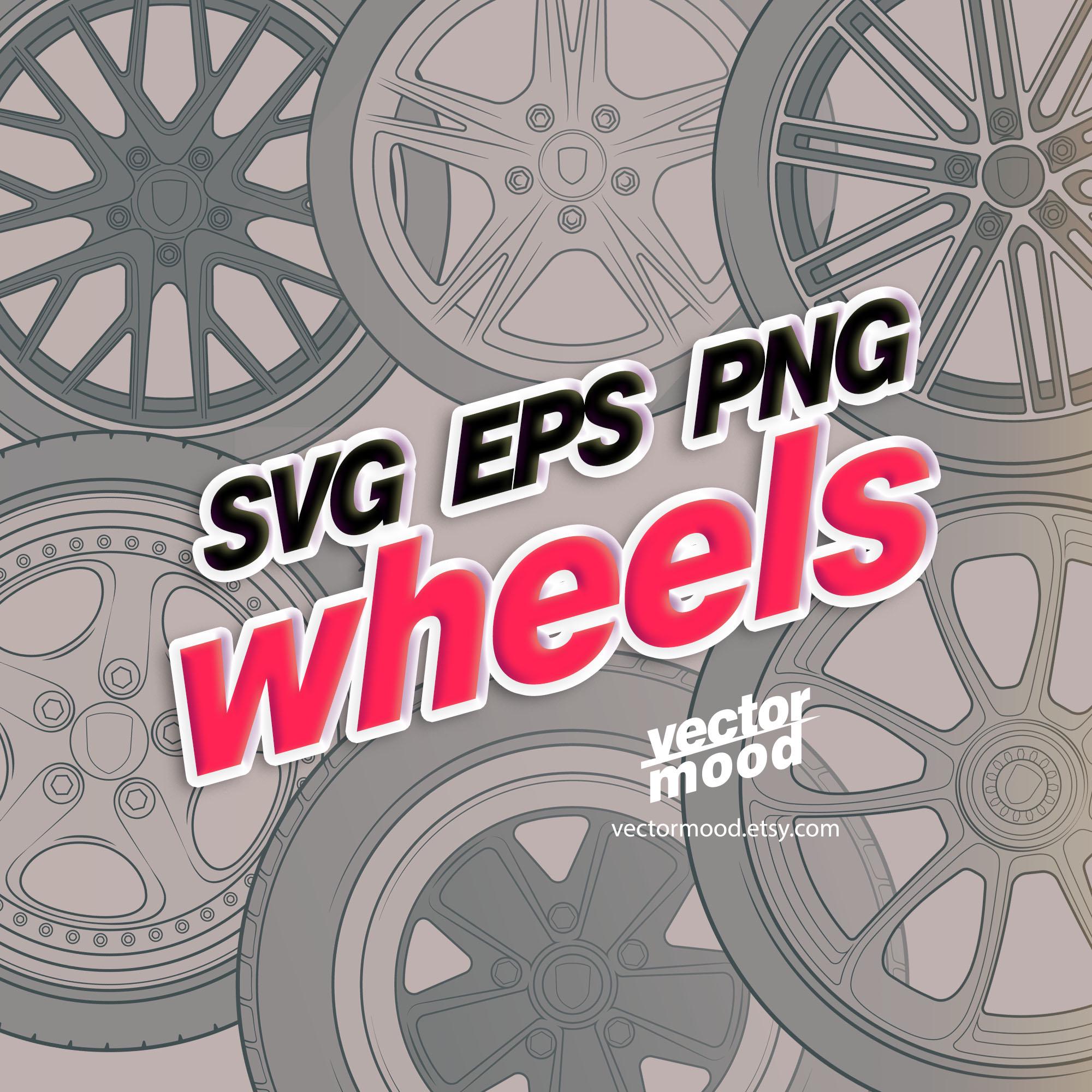 Rims Svg, Eps, Png, Transparent Background, Instant Download. - Etsy