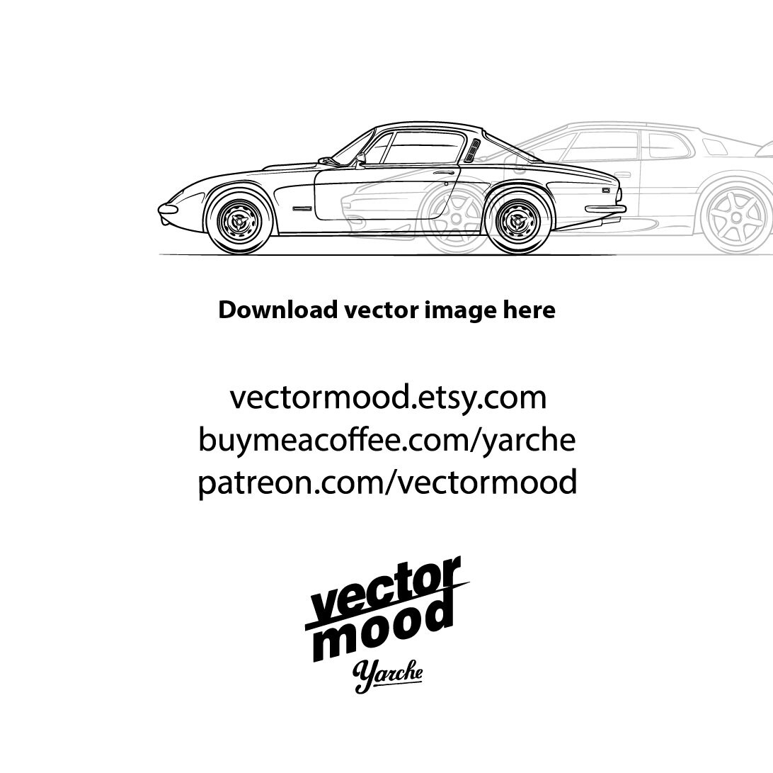 Cars Combo, EPS Format Hand-drawn Vectorimage of a Car. Perfect for ...