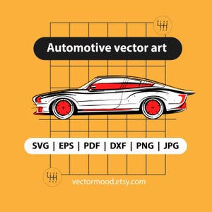 SVG, PNG, Transparent Background Utomotive Vector Art, Instant Download ...