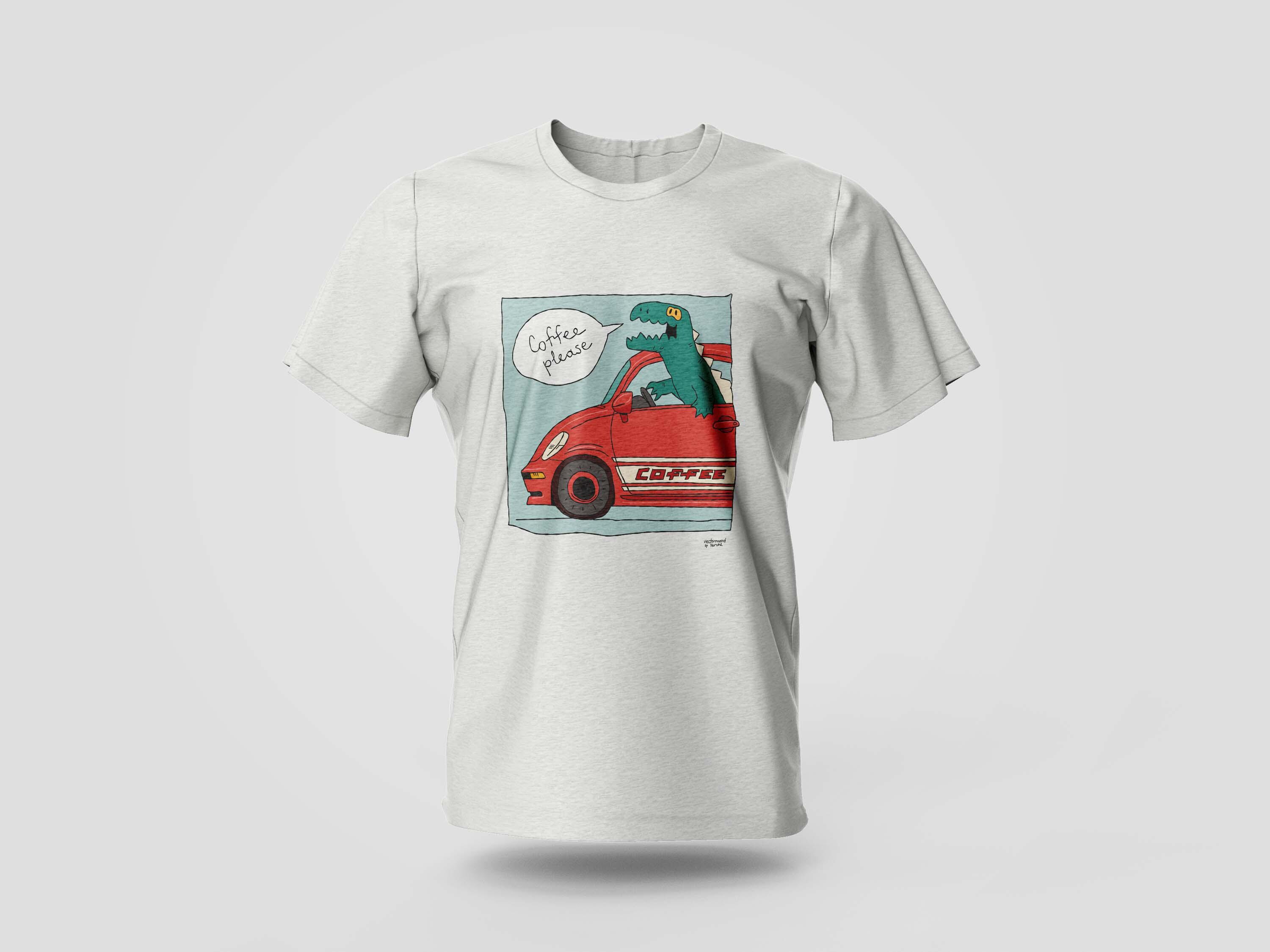 Cute Dinosaur in Car Vector Illustration Svg Esp Pdf Jpg for Tee Print ...