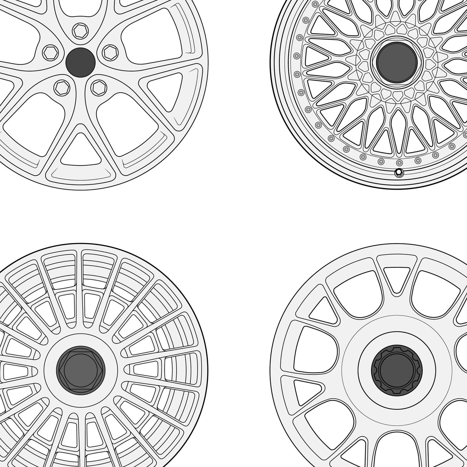 Rims SVG, PNG, Transparent Background, Instant Download. - Etsy