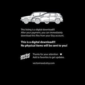 Gti Vector Set Car, EPS, PNG, SVG Wallpapers and Patterns - Etsy