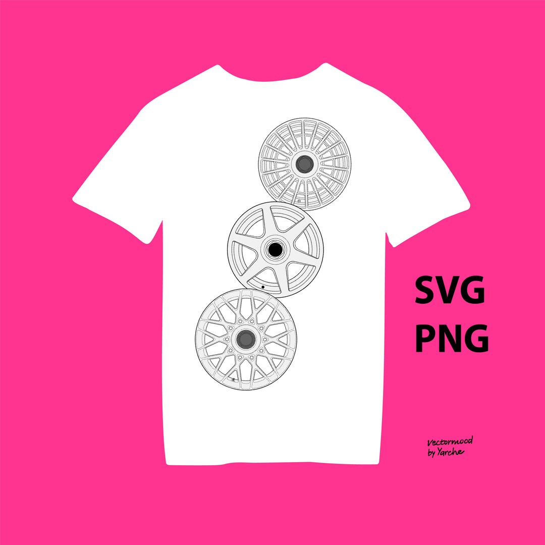 Rims SVG, PNG, Transparent Background, Instant Download. - Etsy