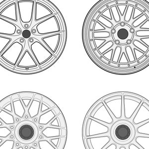 Rims SVG, PNG, Transparent Background, Instant Download. - Etsy