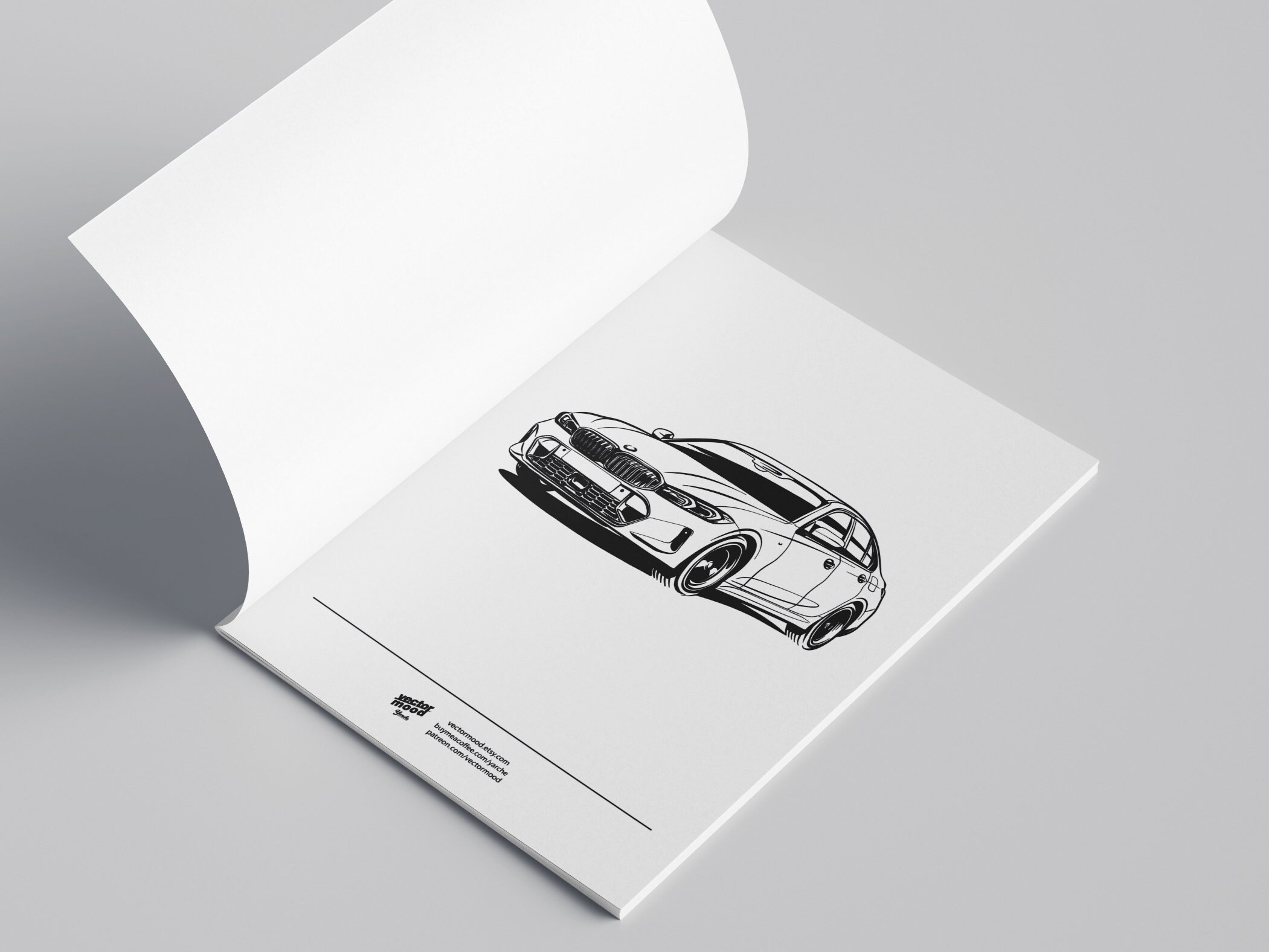 Cars Coloring Book, Printable PDF Format - Etsy