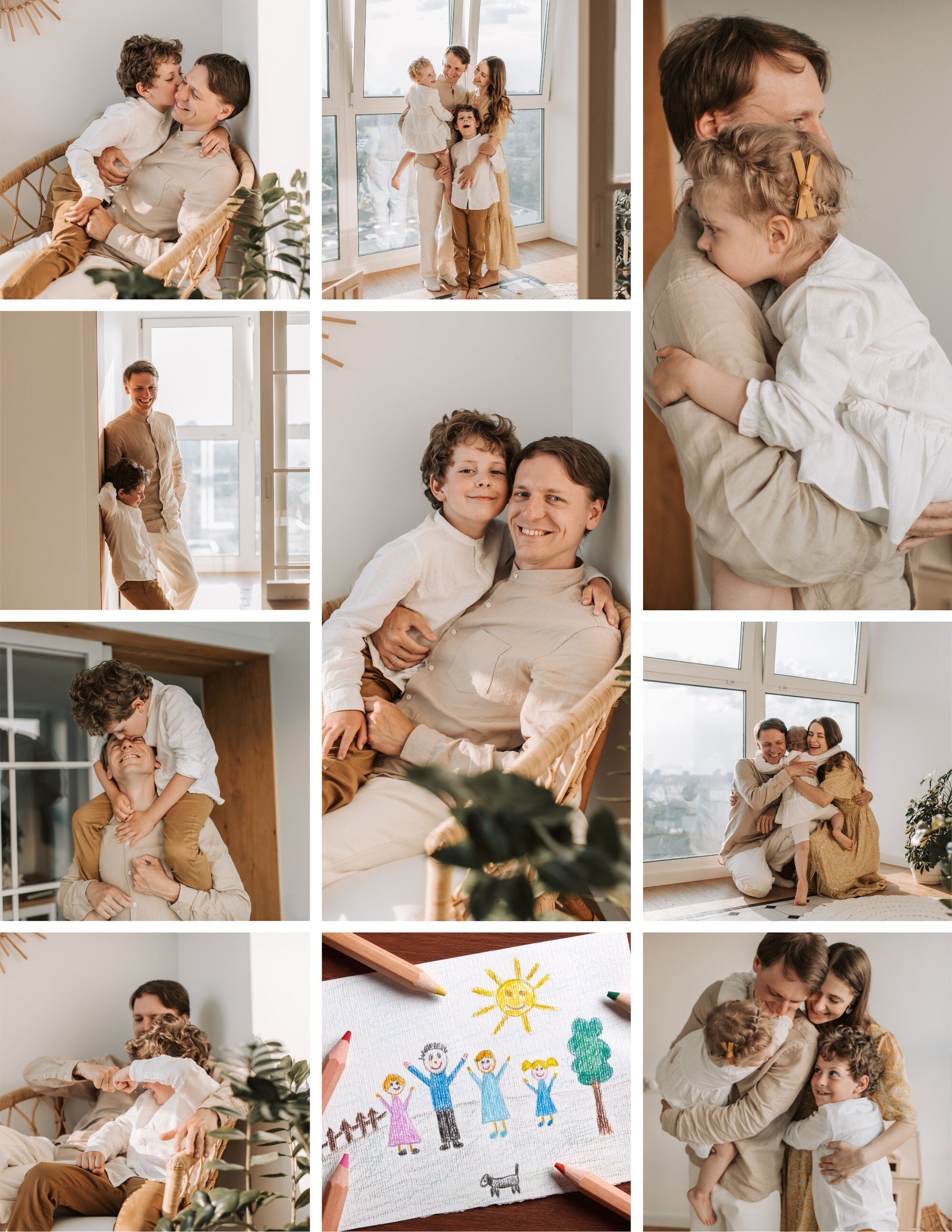 Family Photo Album, Memory Book, Photo Book Template, Photo Collage Kit ...