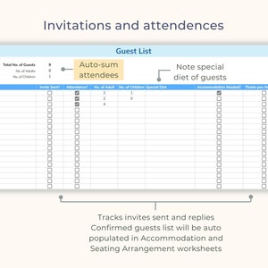 Event Planner Spreadsheet Template | Party Planning | to Do List ...