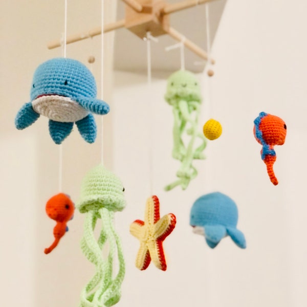 Sea Creatures Mobile - Etsy