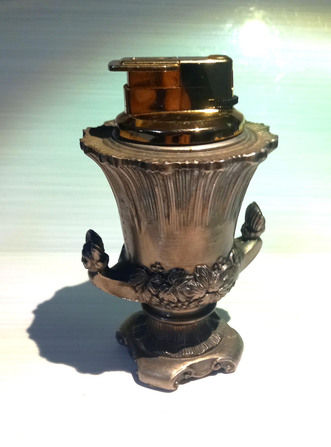 Ornately Designed Vintage Butane Table Lighter in Good Working Order - Etsy