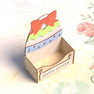 Easter Candy Box – Laser Cut Files. Easter Craft Kits for Kids / SVG ...