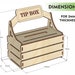 Tip Box – Laser Cut Files - Digital Template - File for Laser Cutting ...