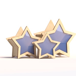 Star Box / Wooden Basket – Laser Cut Files - Christmas Digital Template ...
