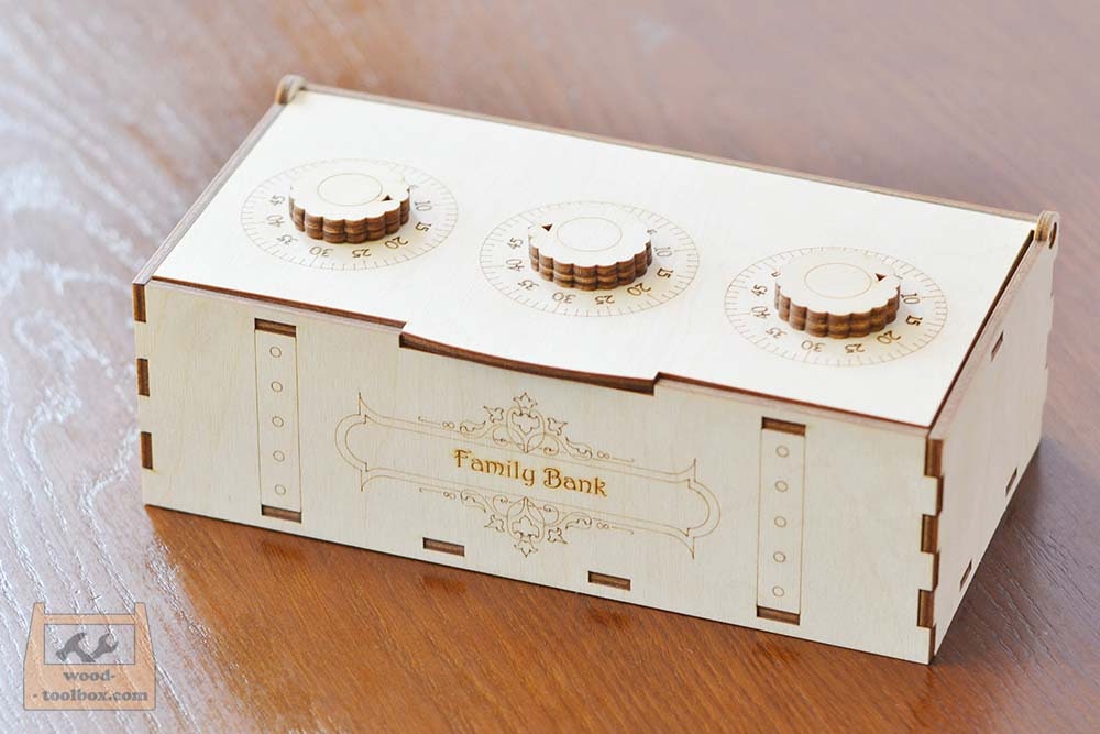 Safe With Combination Lock Laser Cut Files SVG PDF CDR - Etsy