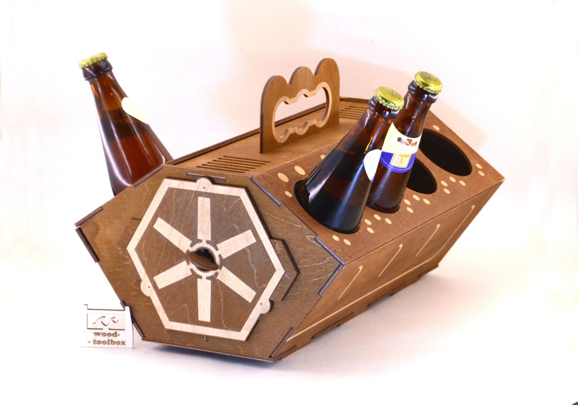 Beer Box Laser Cut Files SVG DXF CDR. Digital Product - Etsy