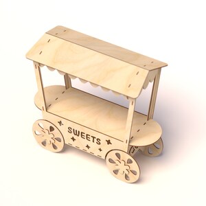 Laser Cut Sweet Cart Version 4 – Laser Cut Files SVG DXF CDR - Vector ...