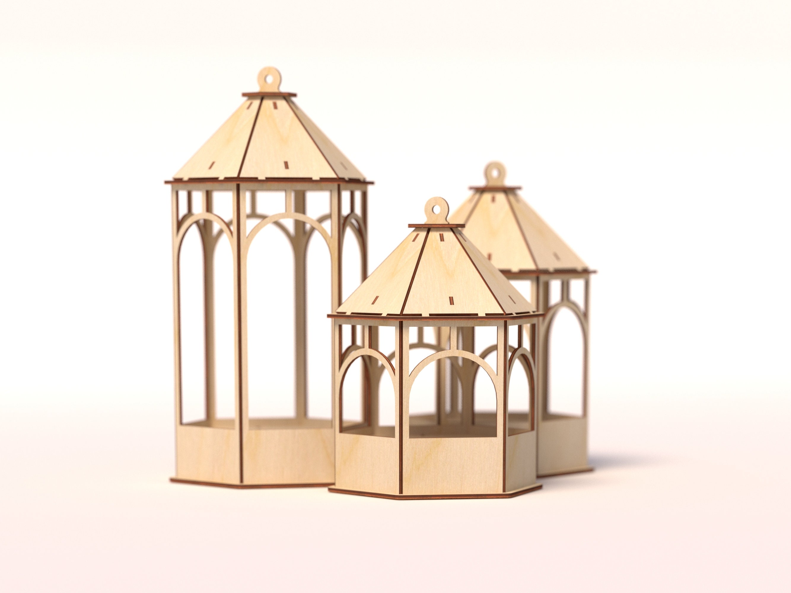 Simple Lantern Laser Cut File. Cdr Dxf Ai Svg Files. - Etsy