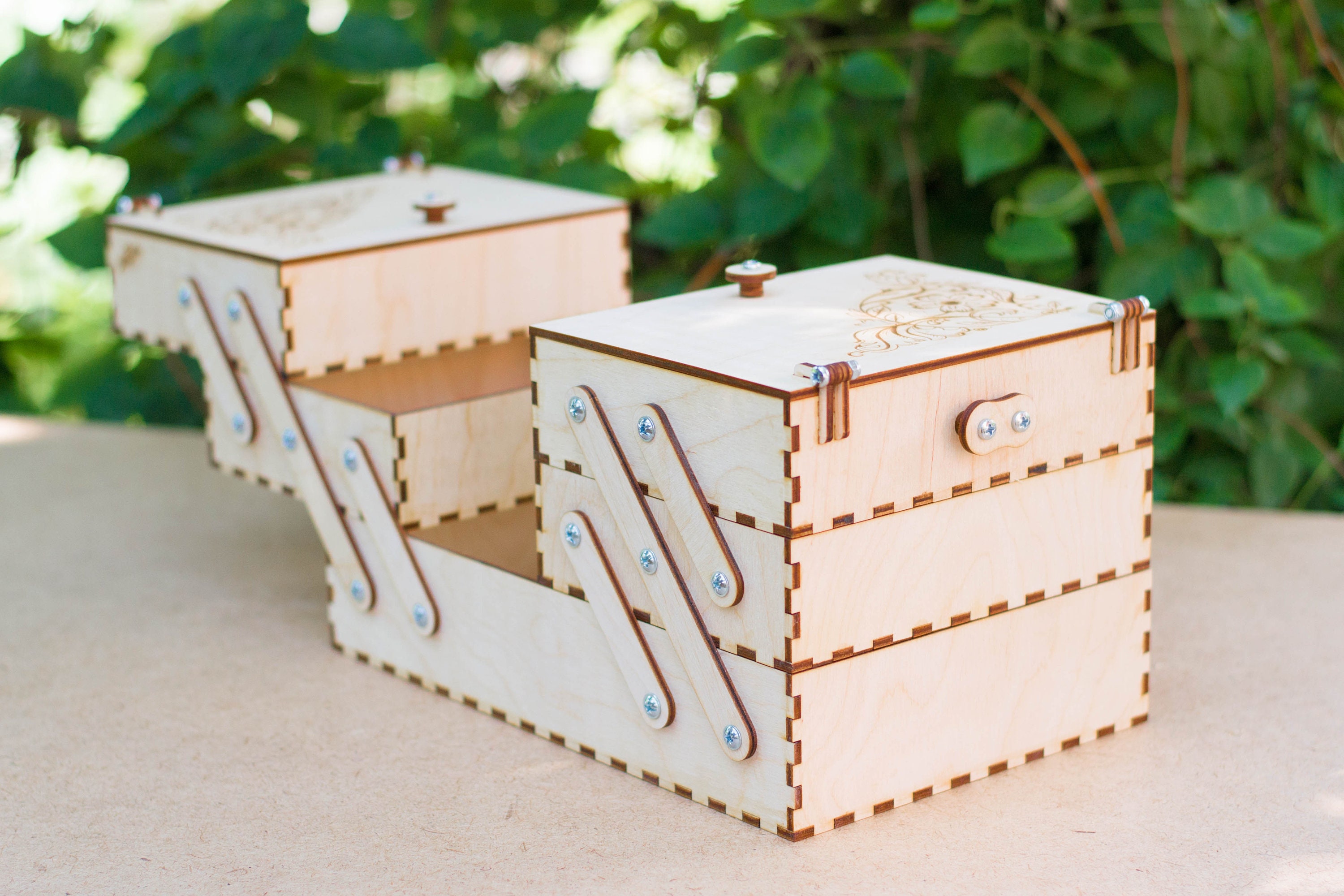 Transformer Box With 5 Compartments - Laser Files - CDR, DXF, SVG ...