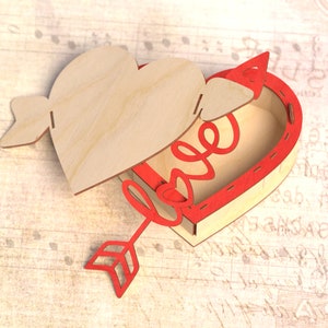 Love Box – Laser Cutting Files. Digital Files for Cnc Laser Routers ...