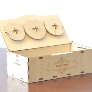 Safe With Combination Lock – Laser Cut Files SVG, PDF, CDR Digital ...