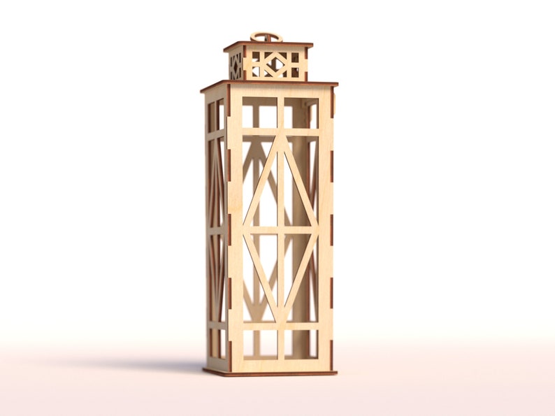 Long Lantern - Laser Cut Files. CDR, DXF, Ai, SVG Files. Instant ...