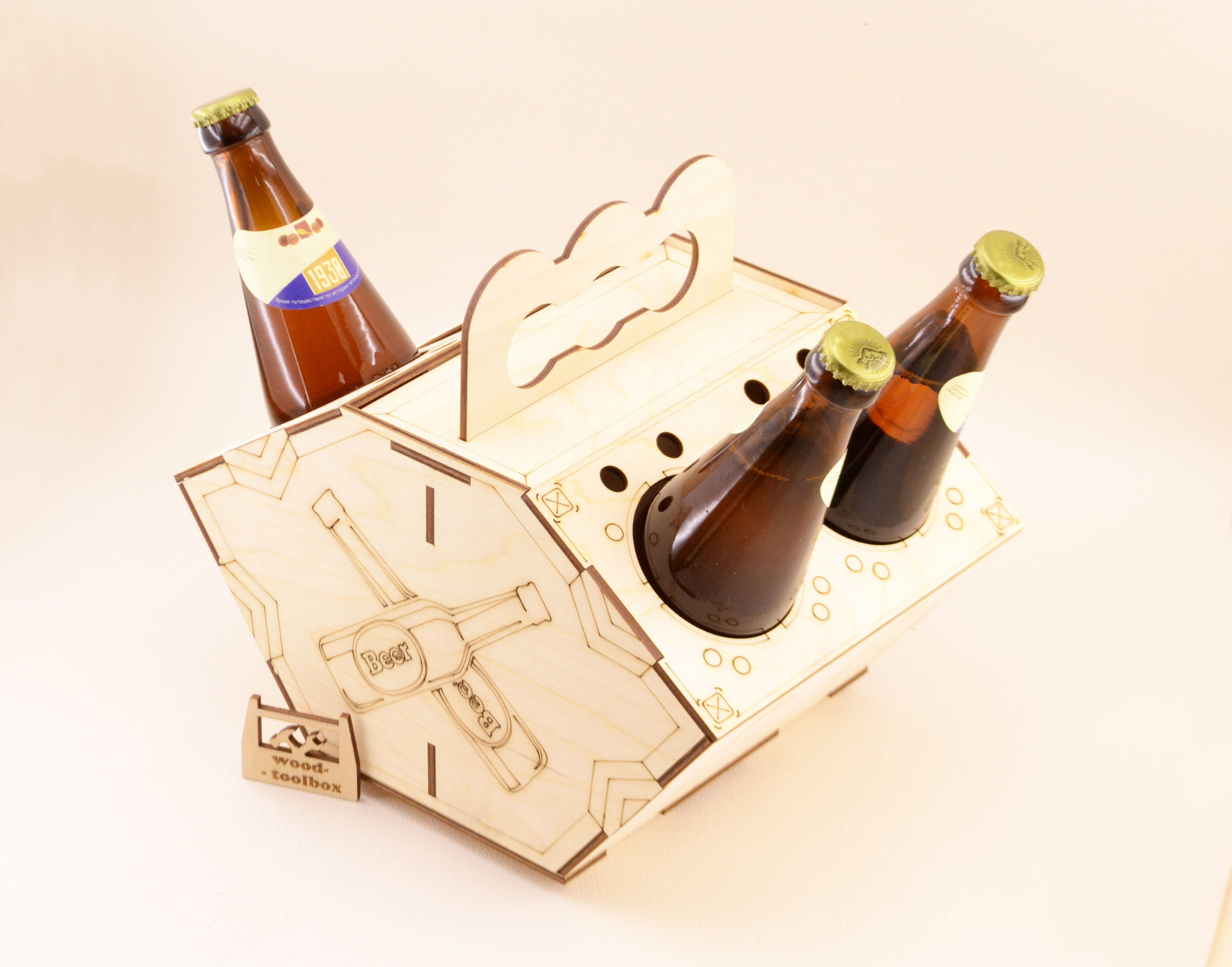 Beer Box – Laser Cut Files SVG, DXF, CDR. Digital Product - Etsy UK