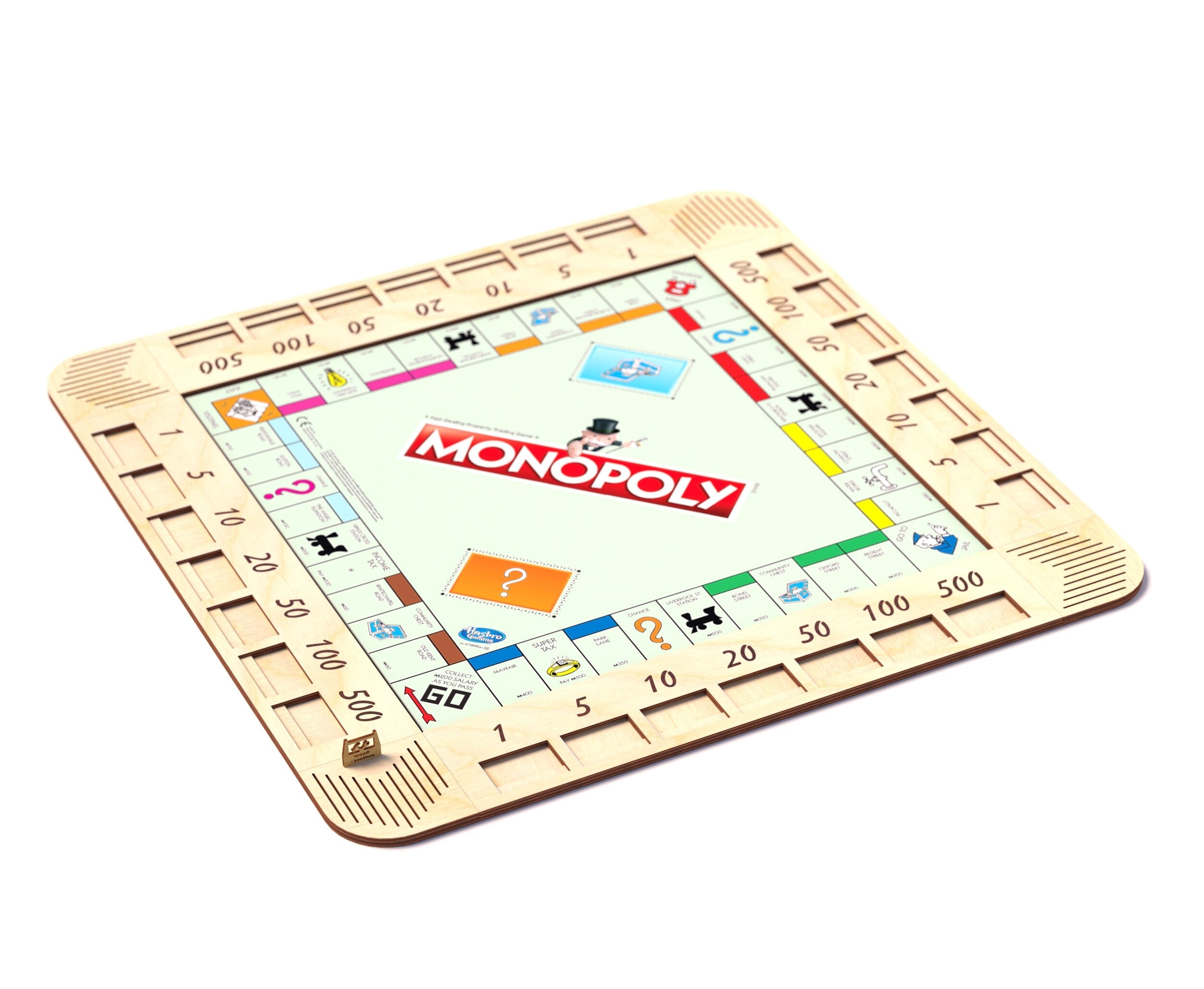 Monopoly Organizer Laser Cut File Design for Laser Cut - Etsy