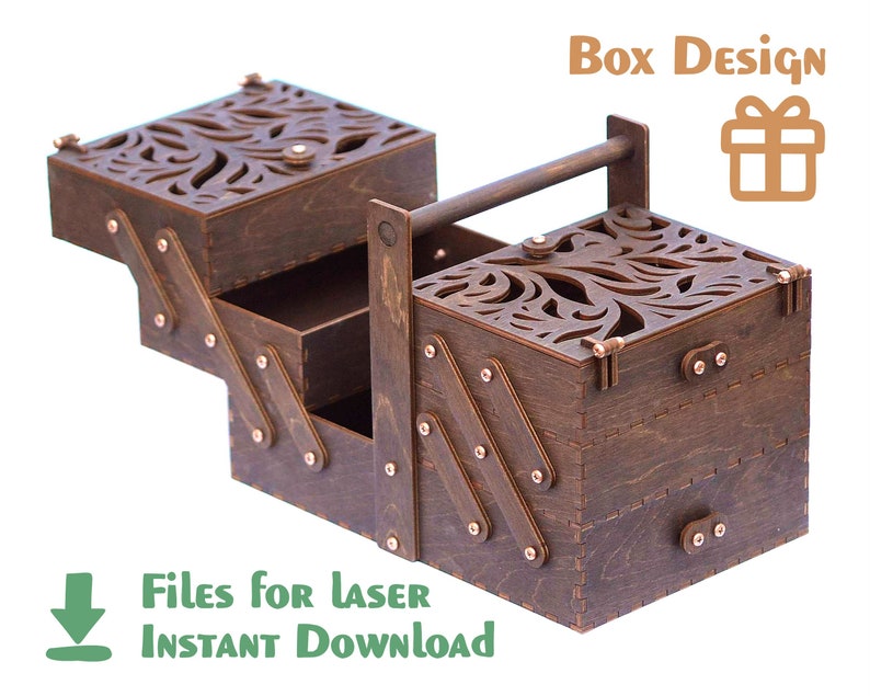 Transformer Box With a Handle Laser Files CDR DXF SVG | Etsy