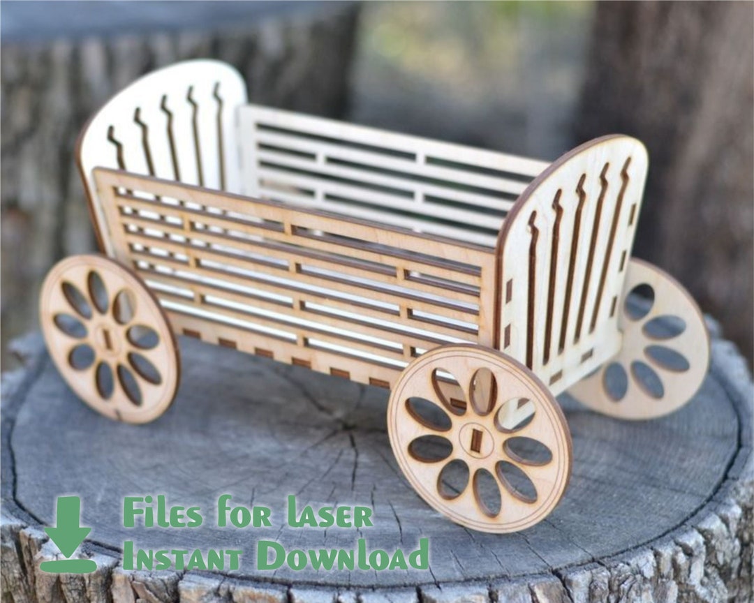 Bun Basket - Laser Cut Files. CDR, DXF, SVG Files for Engraving and ...