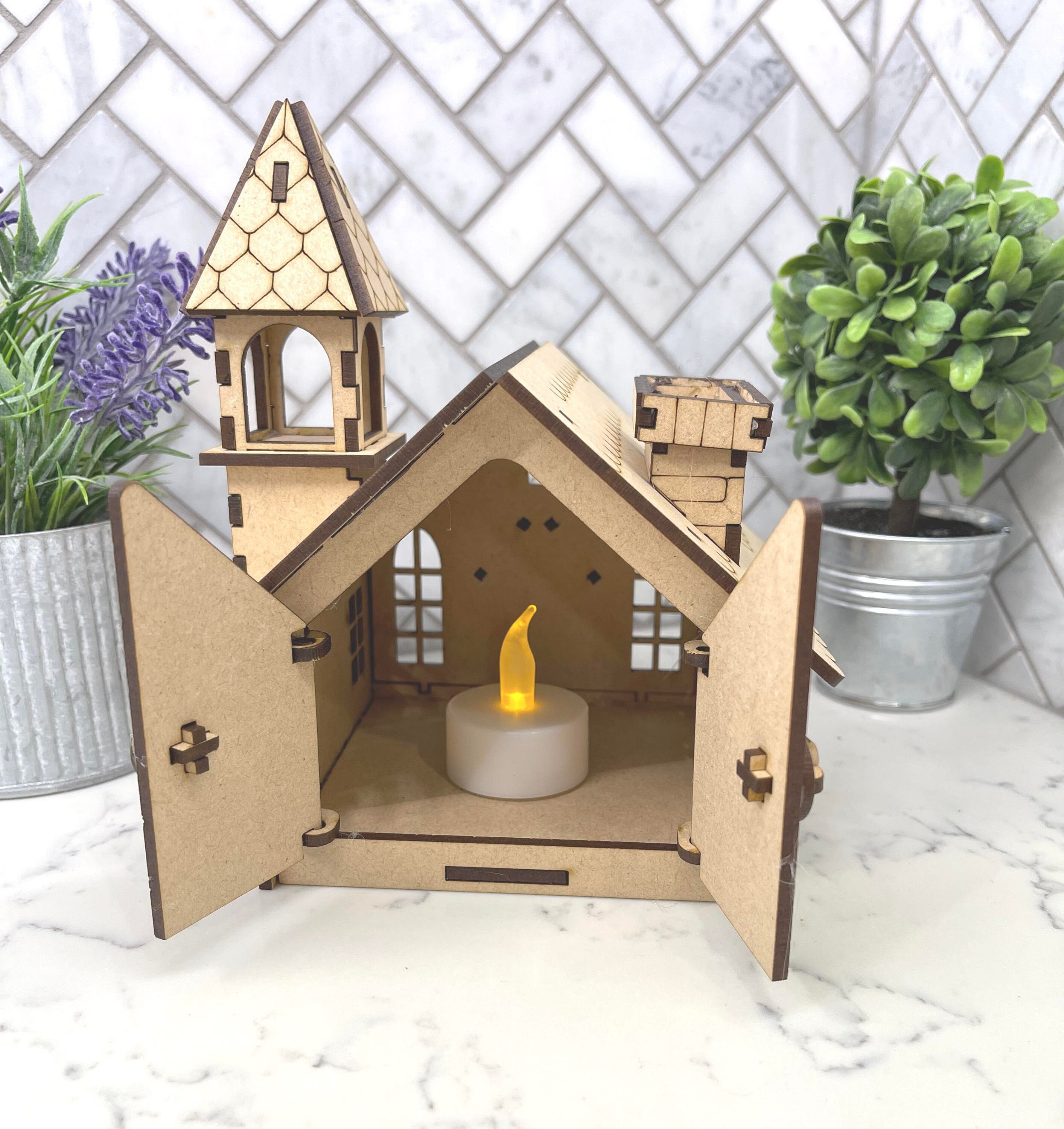 Church Ver2 - Laser Files - Building Modelling - Custom Files for Laser ...