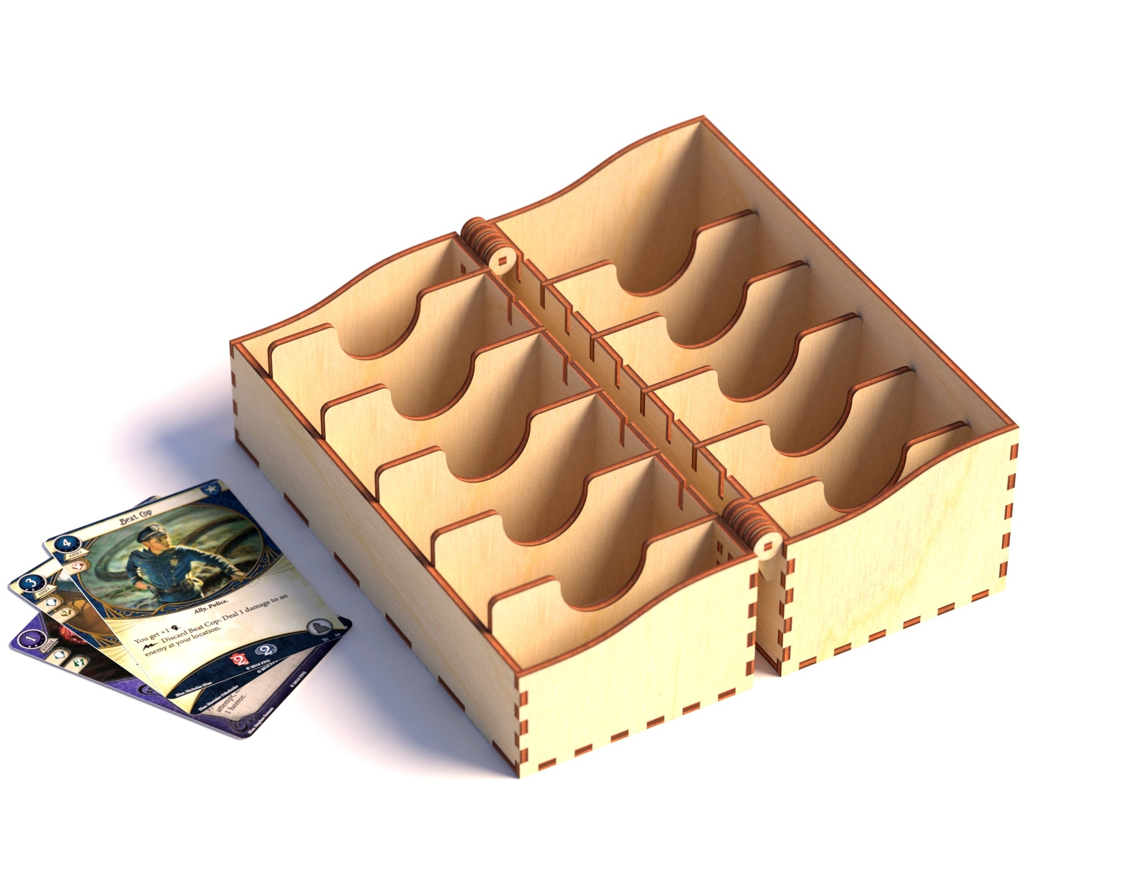 Card Box Laser Cut Files Monopoly Bank Display SVG DXF - Etsy