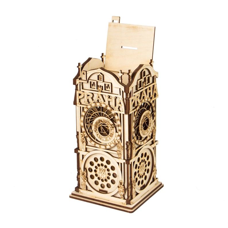 Prague Astronomical Clock - Laser Cut Files. SVG, DXF, CDR. Glowforge ...