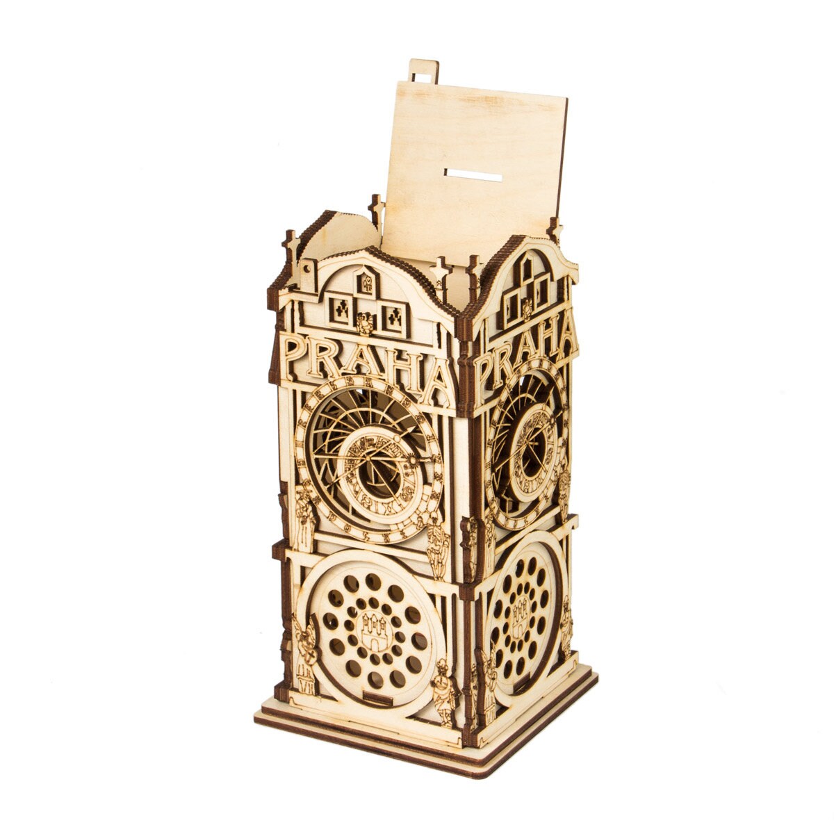 Prague Astronomical Clock - Laser Cut Files. SVG, DXF, CDR. Glowforge ...