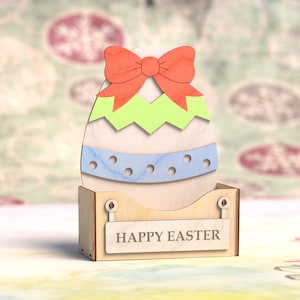 Easter Candy Box – Laser Cut Files. Easter Craft Kits for Kids / SVG ...