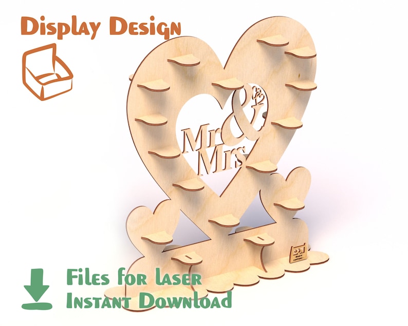 Ferrero Heart Display Laser Cut Files Svgdxfpdfai - Etsy Australia