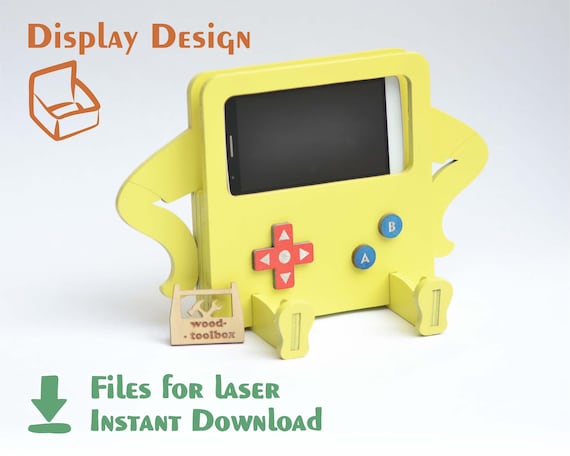 Phone Holder for Kids Laser Cut Files SVG DXF CDR Vector | Etsy