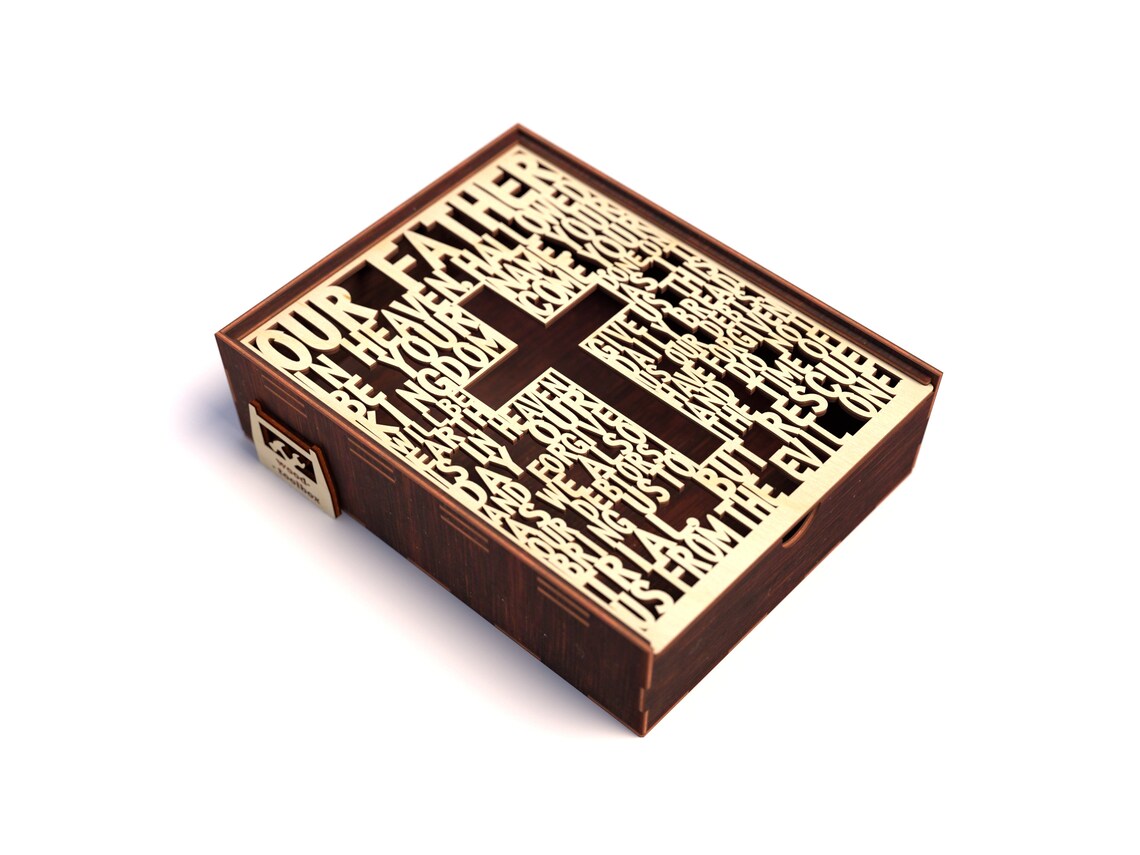 Prayer Box – LASER Cut File Svg / Cdr, Laser Cut Prayer Box Template ...