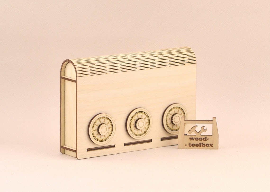 Coded Wooden Box – Laser Cut Files SVG, PDF, CDR. Digital Product ...
