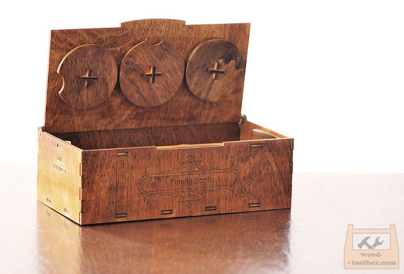 Safe With Combination Lock – Laser Cut Files SVG, PDF, CDR Digital ...