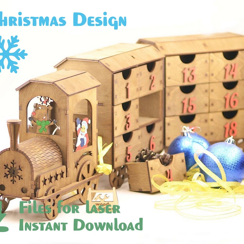 Train Advent Calendar - Etsy
