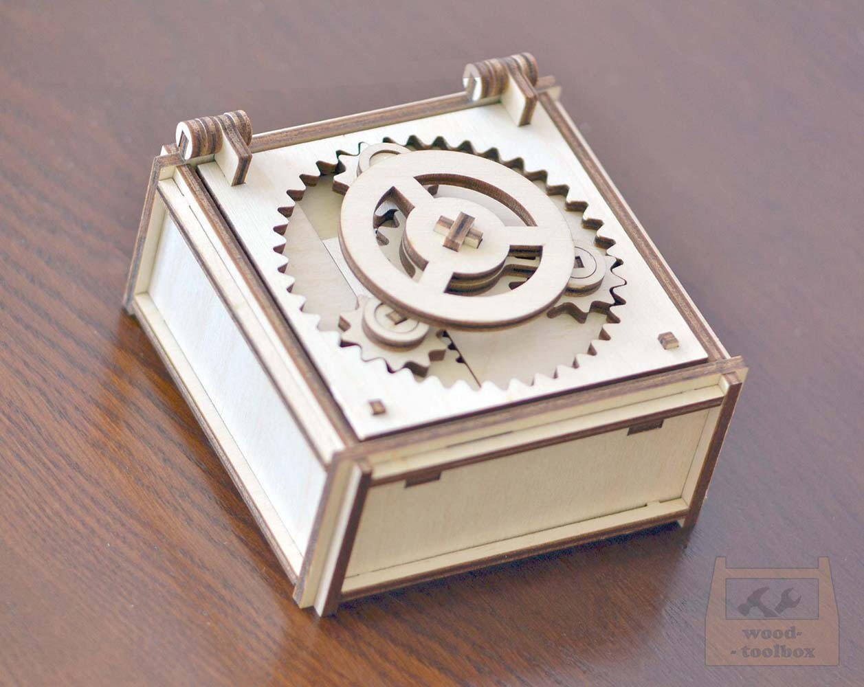 Safe Boxes - Laser Cut Files SVG. Vector Plan, DXF File for Laser. Gift ...