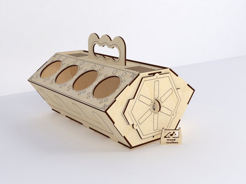 Beer Box Laser Cut Files SVG DXF CDR. Digital Product - Etsy