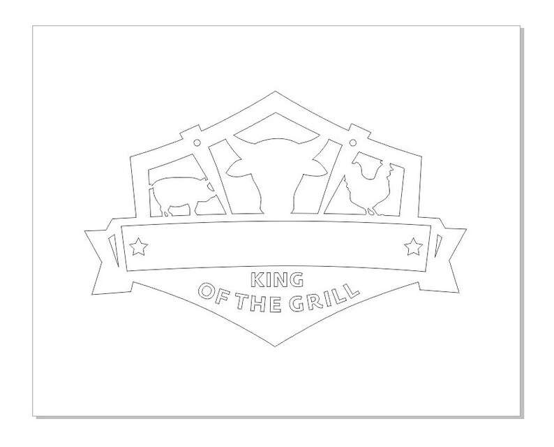 Sign BBQ Version 1 File for Laser Cutting Machines and CNC - Etsy