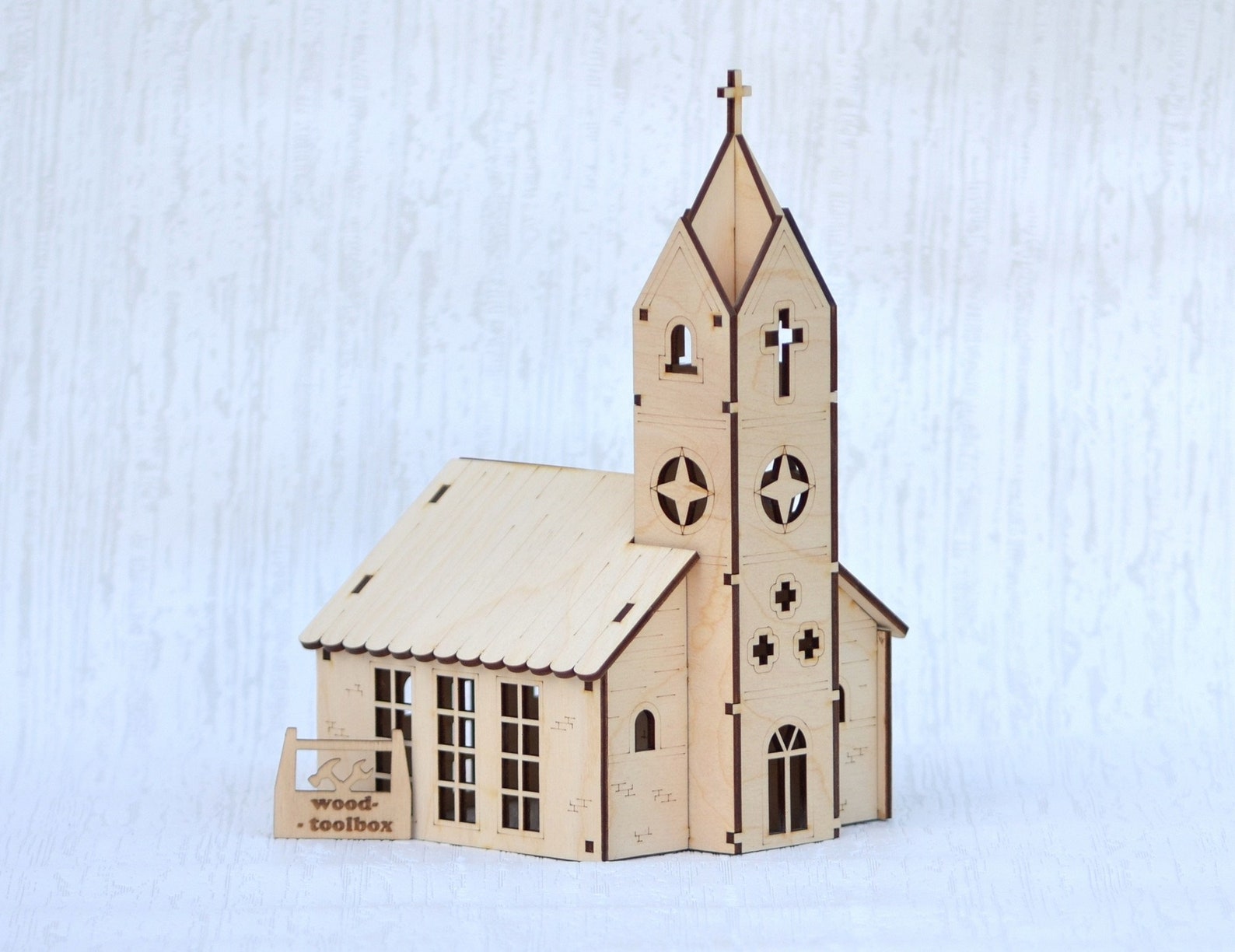 Church Laser Files Building Modelling Custom Files for | Etsy