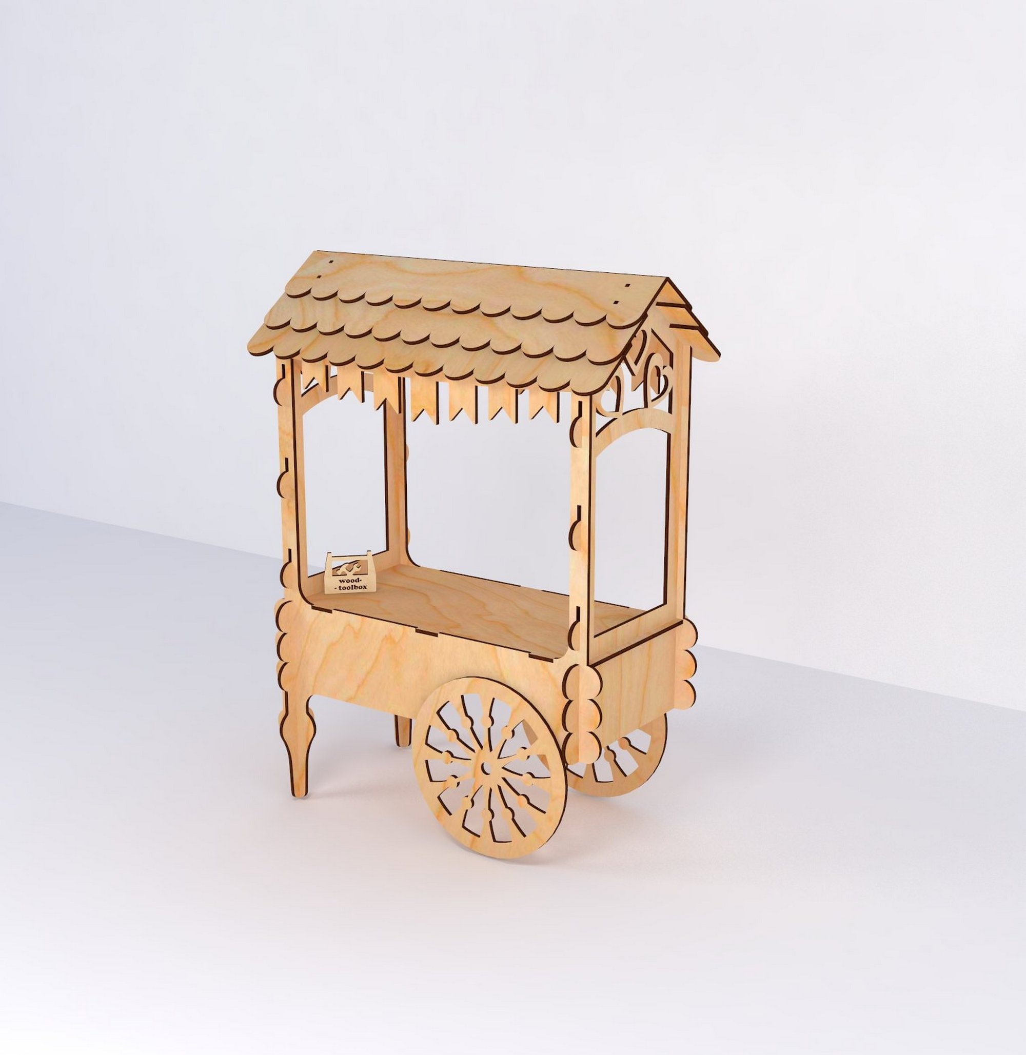Sweet Cart Version 2 Laser Cut Files SVG DXF CDR Vector - Etsy Australia