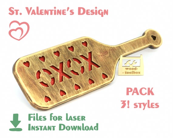 Spanking Paddle Laser Cutting Files. Vector Cdr Dxf Svg for - Etsy
