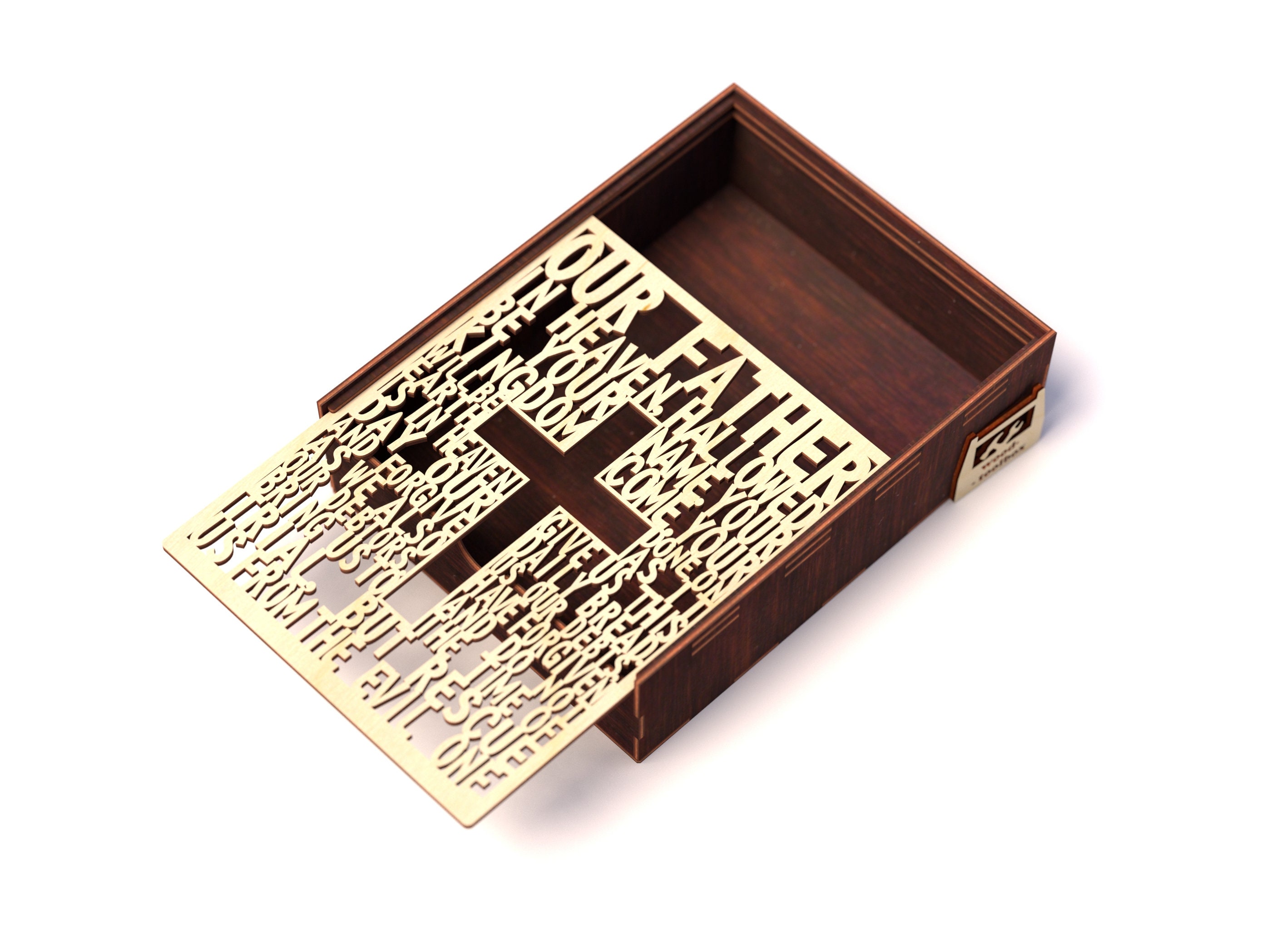 Prayer Box – LASER Cut File Svg / Cdr, Laser Cut Prayer Box Template ...