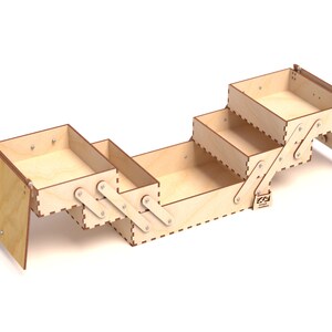 Transformer Box With 5 Compartments - Laser Files - CDR, DXF, SVG ...