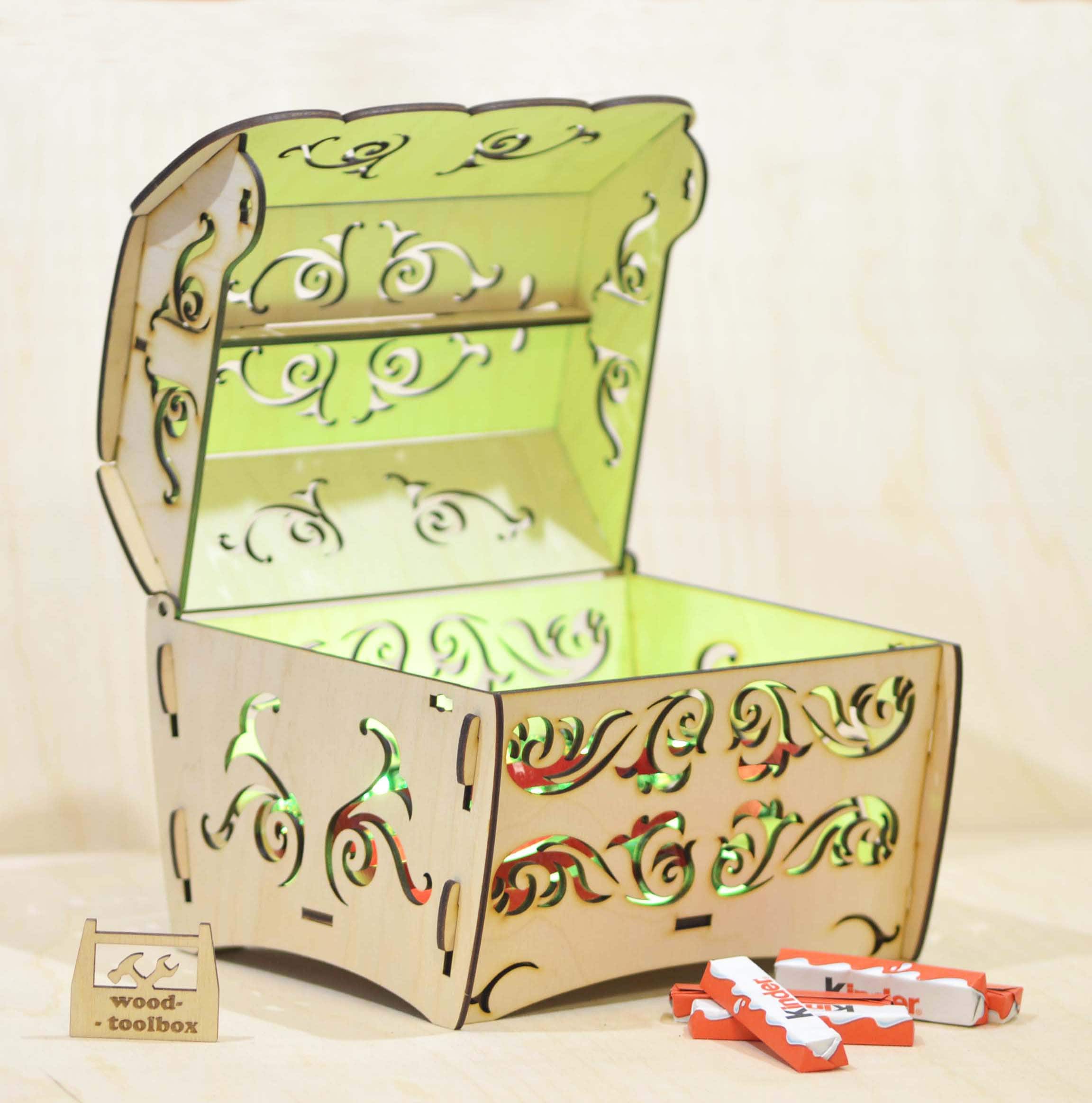 Box for Gifts Digital Laser Cut Files DXF Files for Cnc - Etsy